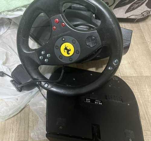 Игровой руль с педалями