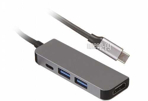 Хаб USB Palmexx 4в1 USB-C - hdmi2xUSB 3.0USB-C