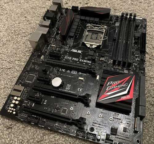 Материнская плата Asus z170 PRO Gaming