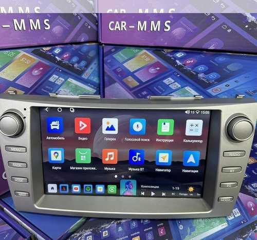 Магнитола Android carmms X400 Тайота Камри V40 8 я