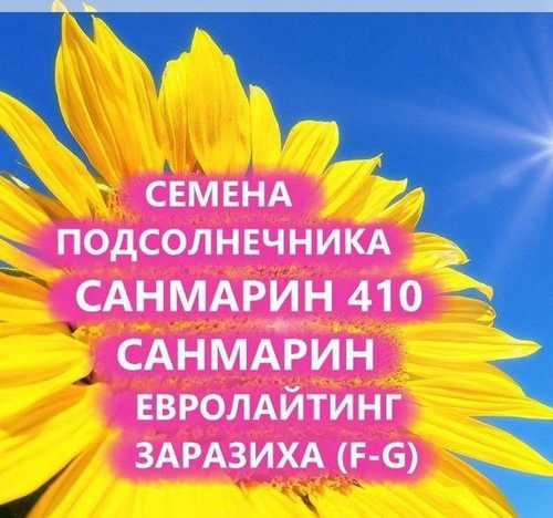 Семена подсолнечника Санмарин 410 Гибрид, Крым