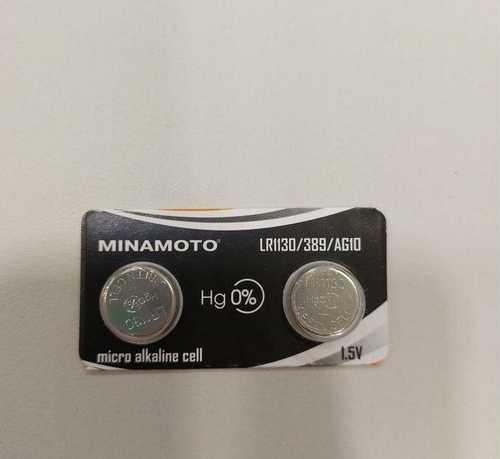Батарейка Minamoto AG10 BL10, 1.5В, LR1130