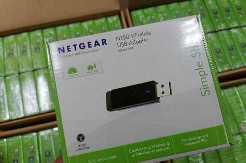 Wi-Fi USB сетевой адаптер Netgear N150 WNA1100