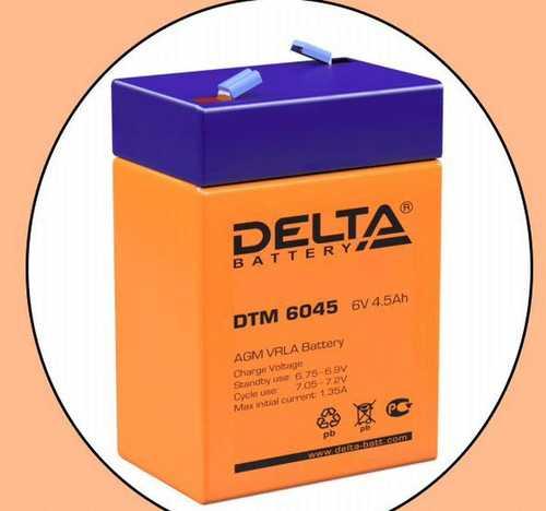 Аккумулятор ибп delta DTM 6045