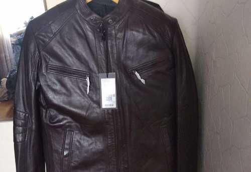 Кожаная куртка мужская размер 58