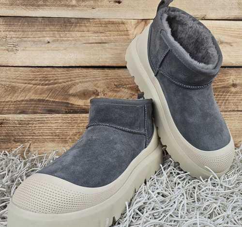 Угги UGG Men Ultra Mini Hybrid Grey оригинал