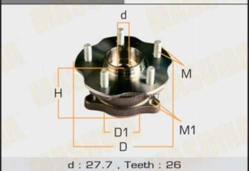 Masuma MW-11536 Ступичный узел задн