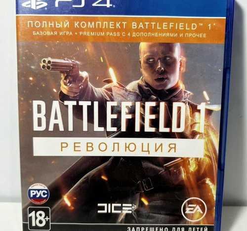 Игра на диске PS4 Battlefield 1 Революция