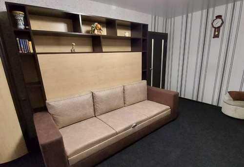 Шкаф-кровать транс с диваном