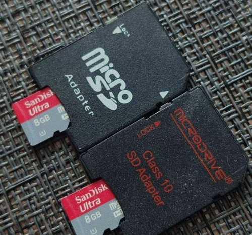 Sandisk ultra микро сд micro cd 8 8 16