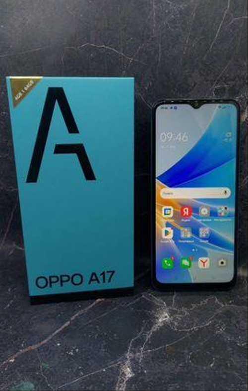 Телефон oppo a17 4/64gb