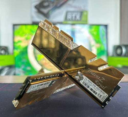 Оперативная память Ddr4 G Skill Trident Z Royal купить Комьютерные аксессуары и комплектующие