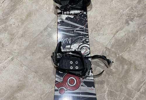 Сноуборд Alibi sicter 157 wide с креплениями