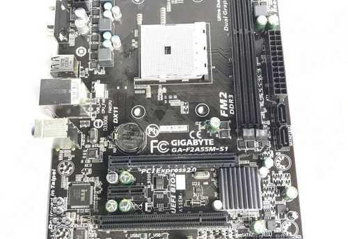 Матереринская плата gigabyte GA-F2A55M-S1