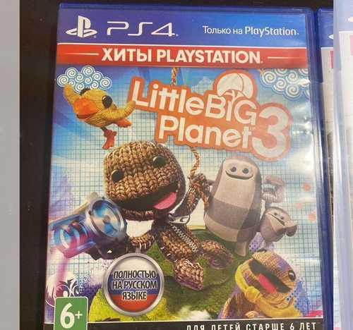 Диск на ps4 little Big planet 3