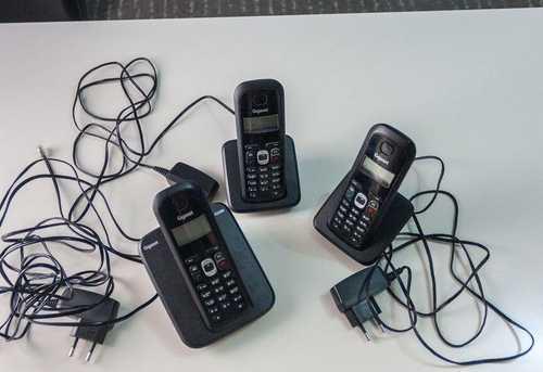 Телефон Gigaset AS200, 3 трубки