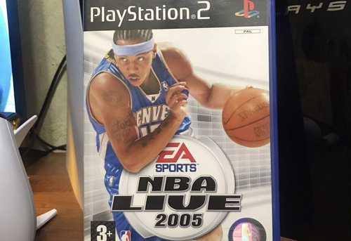NBA live 2005 для PS2 Лицензия