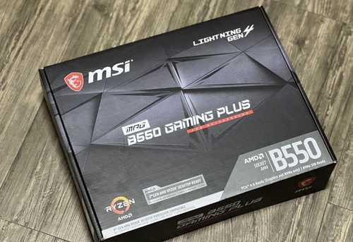MSI MPG B550 gaming plus новая гарантия