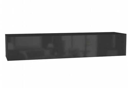 Point тип-30 шкаф навесной Чёрный/Чёрный глянец(М3