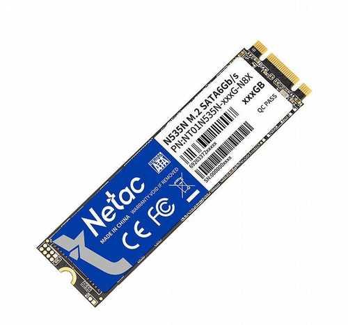 Внутренний SSD Netac 2TB N535N, sata-III, R/W - 545/500 MB/s, (M.2), 2280, 3D nand