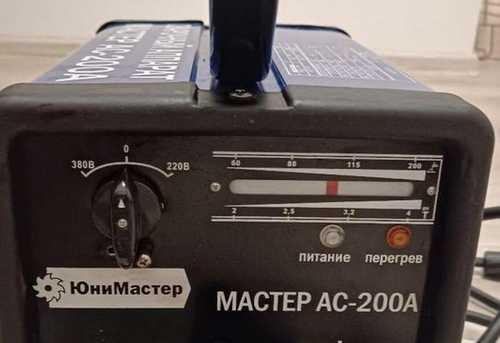Сварочный аппарат Мастер ас-200