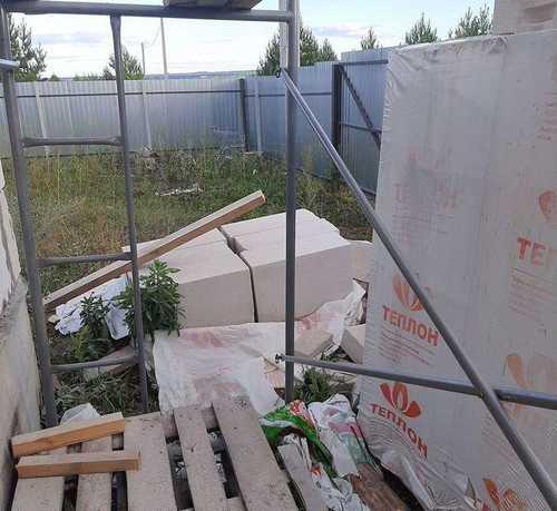 Остатки стройматериалов