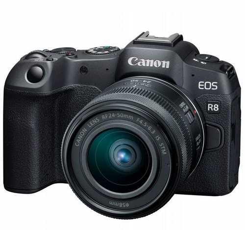 Беззеркальный фотоаппарат Canon EOS R8 Kit RF 24-50mm IS STM