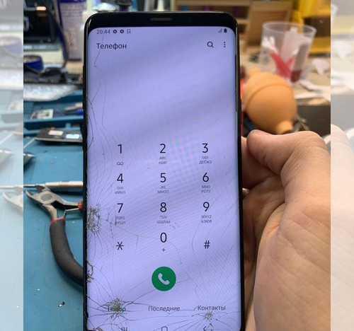 Samsung galaxy s9 plus дисплей битый