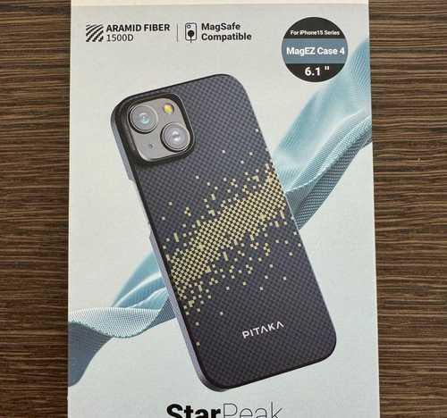 Чехол Pitaka MagEZ 4 для iPhone 15 Milky Way