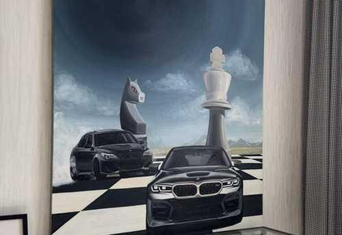 Картина маслом BMW M5 CS f90, M5 e60