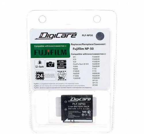 Аккумулятор DigiCare PLF-NP50 / NP-50 для X20, X10