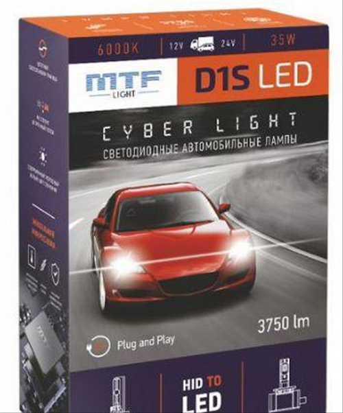 Светодиодные лампы MTF D1S Cyber Light