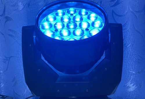 Вращающаяся голова Led Wash 19x15 rgbw Zoom