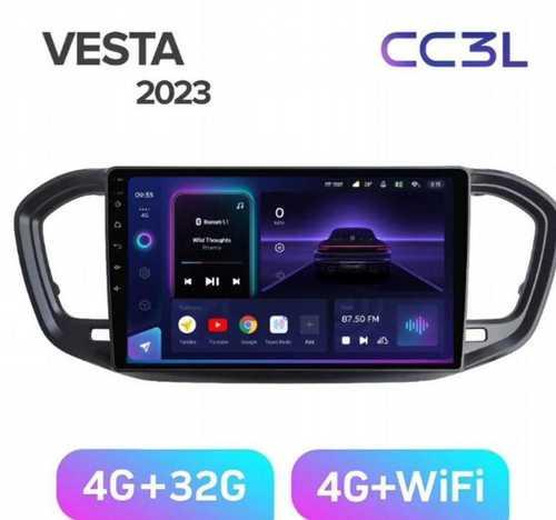 Магнитола Teyes CC3L 4G LADA Vesta 2023  NG