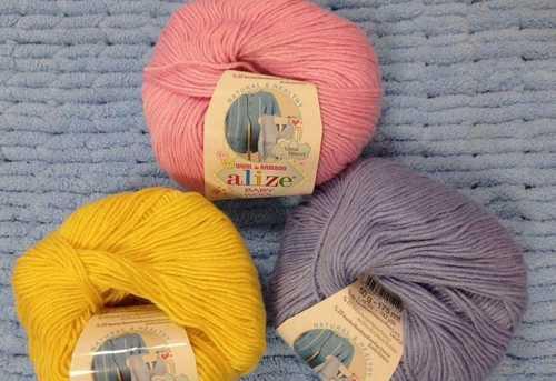 Пряжа alize baby wool / Ализе бэби вул