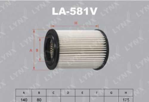 Lynxauto LA-581V Фильтр воздушный