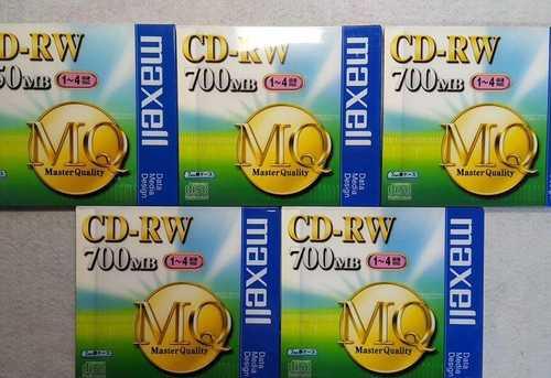 Диски CD-RW maxell 700 MB