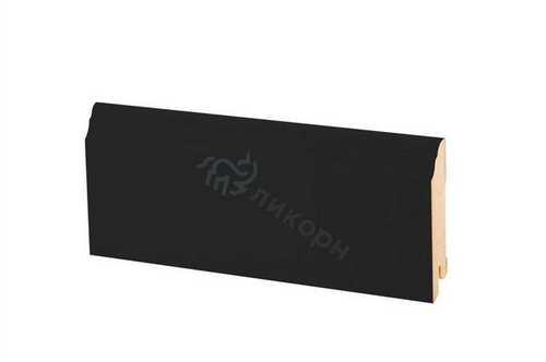 Плинтус Deartio Ликорн К-26 Чёрный матовый фигурны