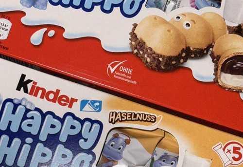 Батончики немецкие Kinder Happy Hippo