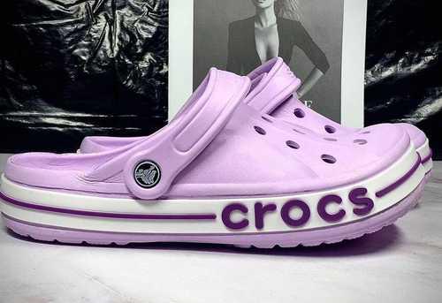 Crocs сабо женские фиолетовые