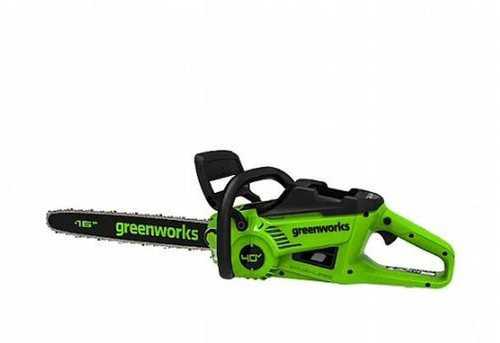 Цепная пила аккумуляторная Greenworks, 40V, 40 см