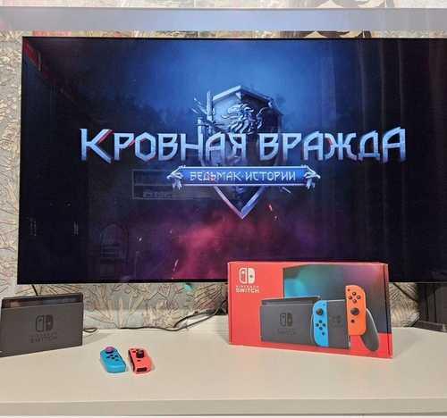 Nintendo switch 2 рев прошитый 128 гб чип