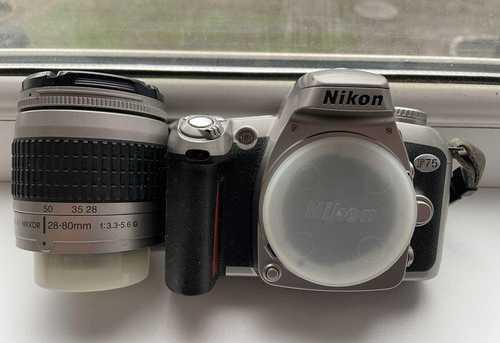 Плёночный фотоаппарат Nikon f75