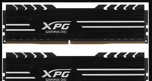 Ram ddr4 3200, adata XPG Gammix D10, 2 планки по