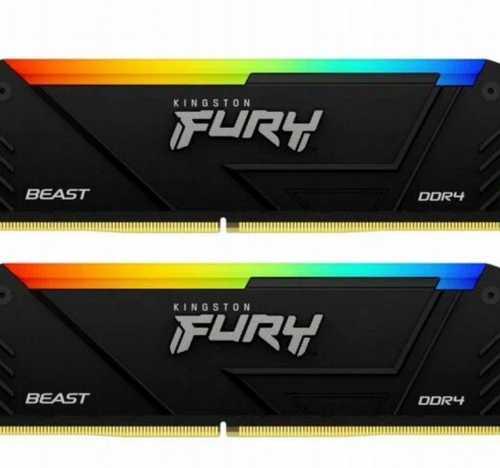 Новая Kingston fury Beast Black RGB XMP 16GB