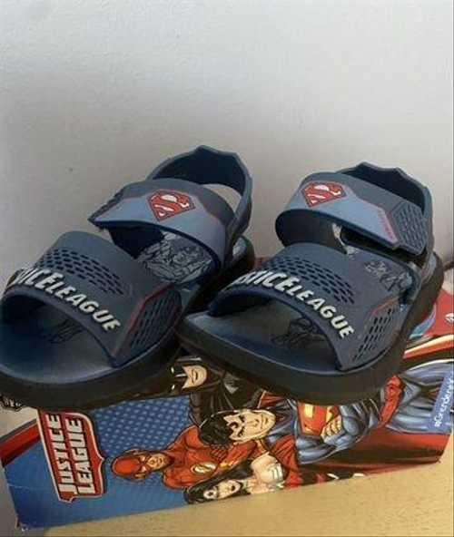 Босоножки сандалии для мальчика 29 Superman