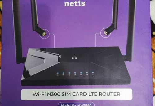 Роутер netis MW5360 с поддержкой SIM карт