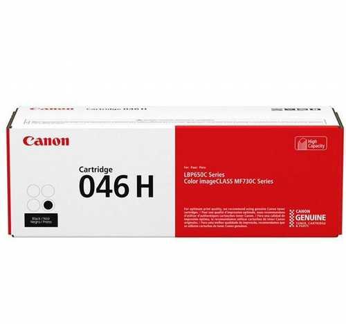 Картридж лазерный Canon 046HBK 1254C002/004 черный (6300стр.) для Canon i-sensys LBP650/MF730