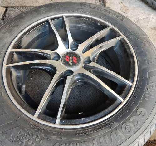 Литые Диски r14 и летняя резина Kumho 175 65