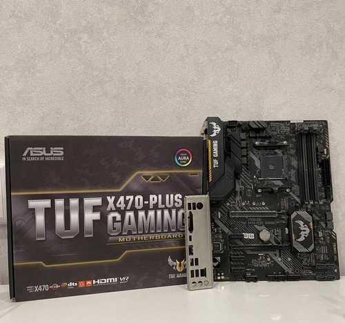 Материнская плата asus TUF X470-plus gaming